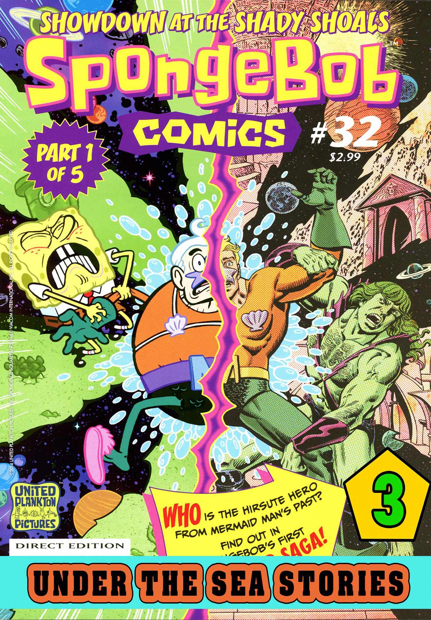 Spongebob Under Sea Stories: Collection 3 Funny Comics Of SquarePants ...