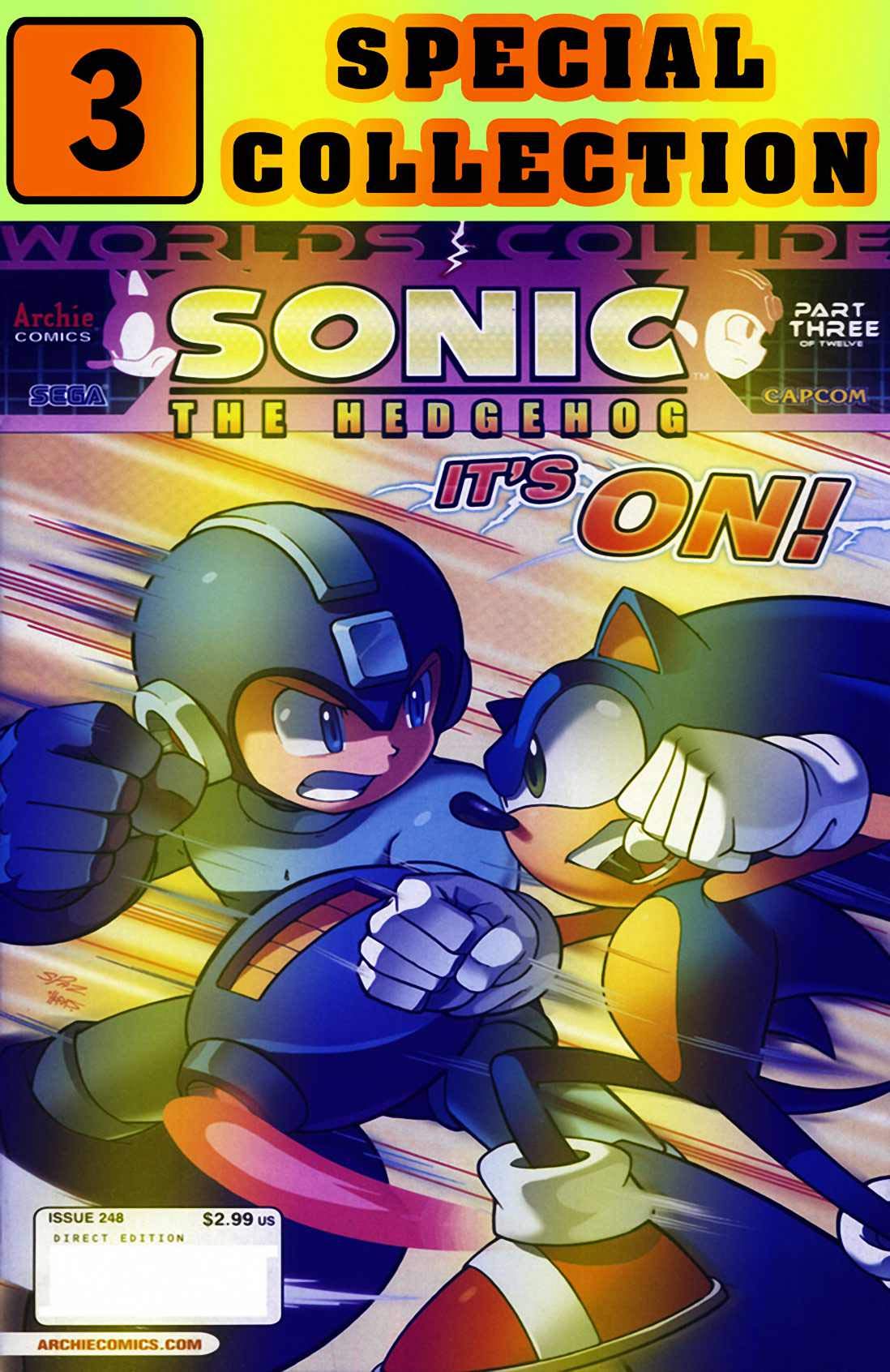 Sonic Hedgehog Special: Collection 3 Comic Graphic Novels For Children ...
