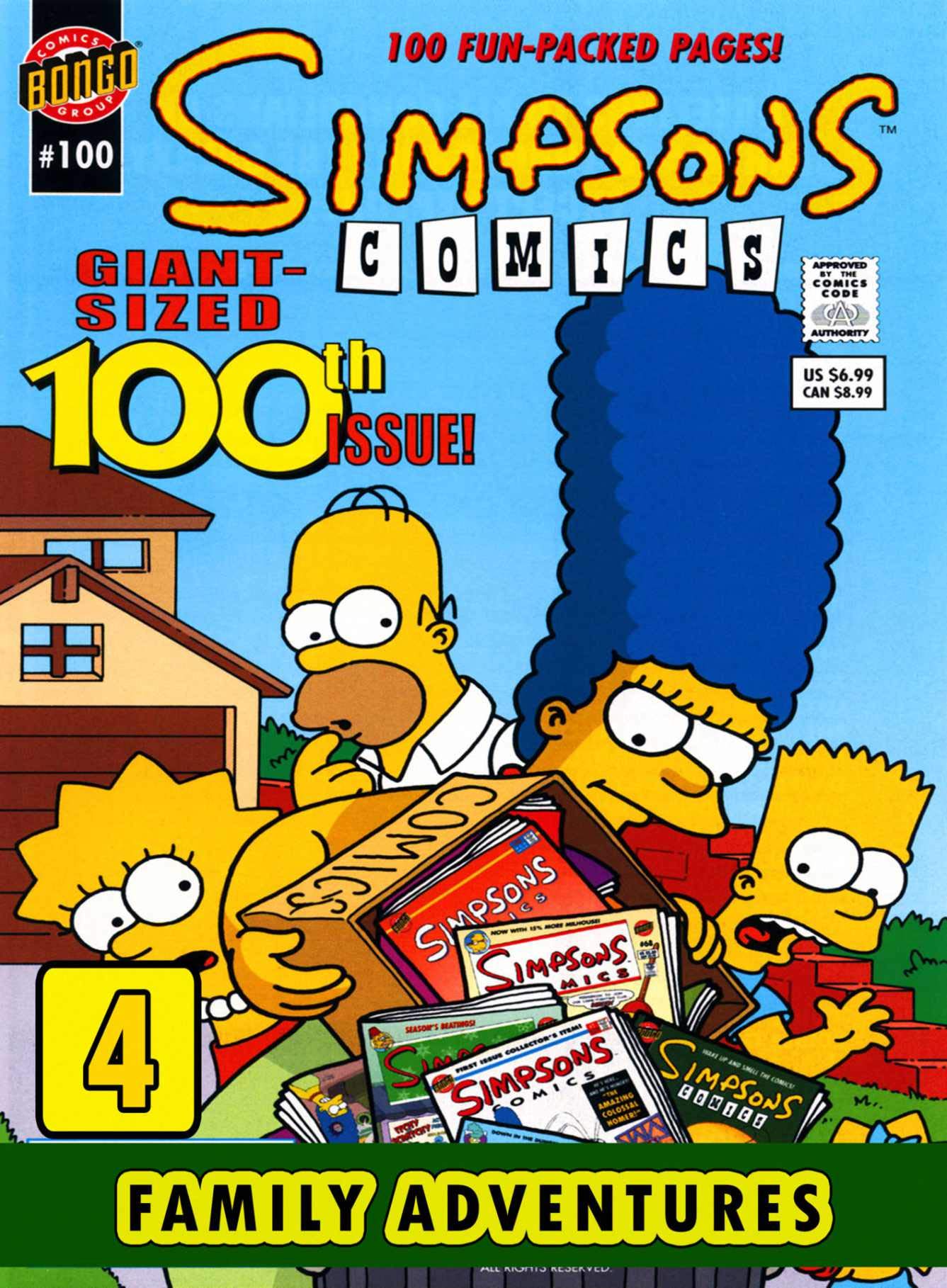 Simpson Family Adventures: Collection Book 4 - Graphic Novel Family ...