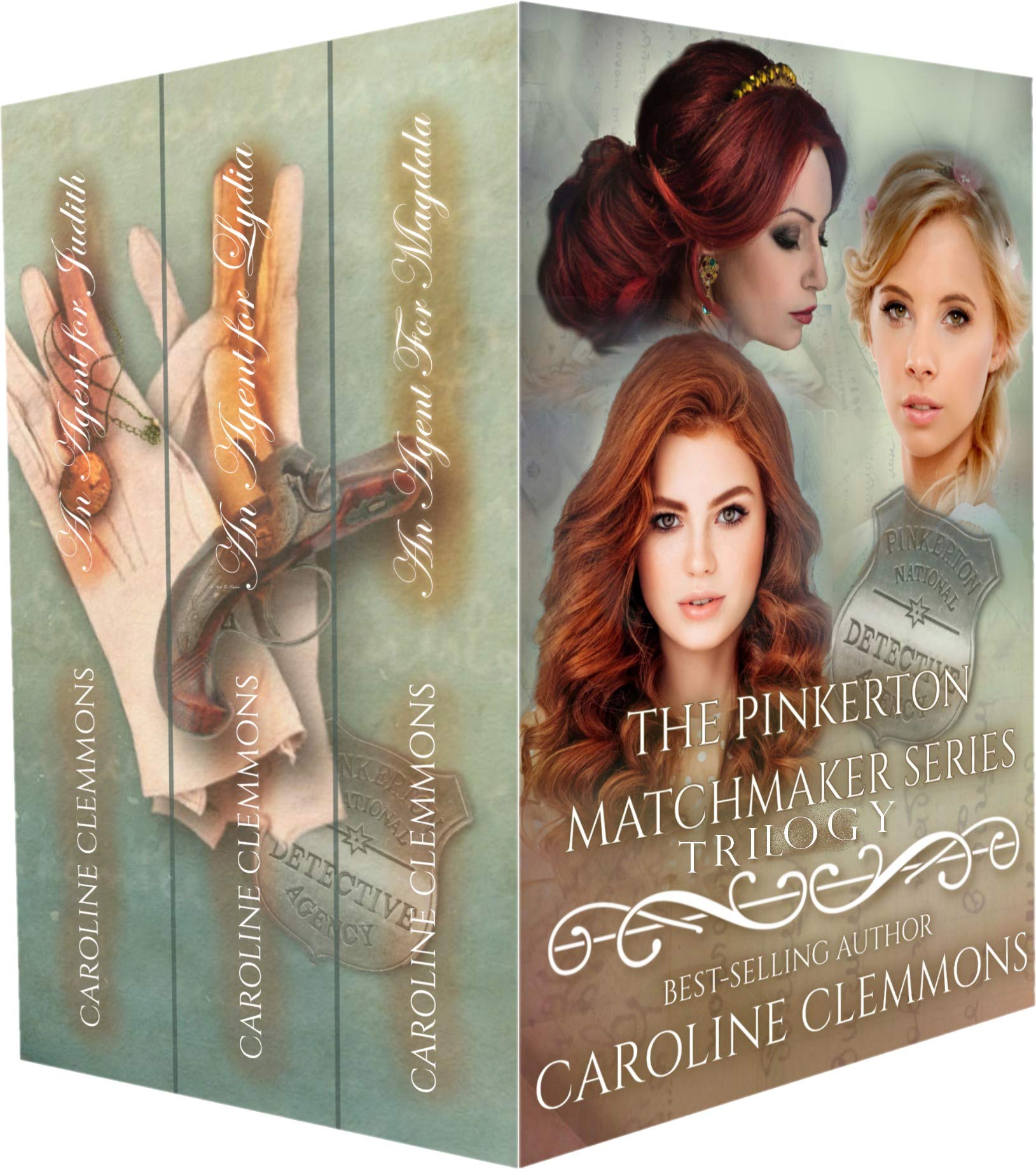 Magdala, Lydia, and Judith: Pinkerton Matchmaker Series by Caroline Clemmons | Goodreads