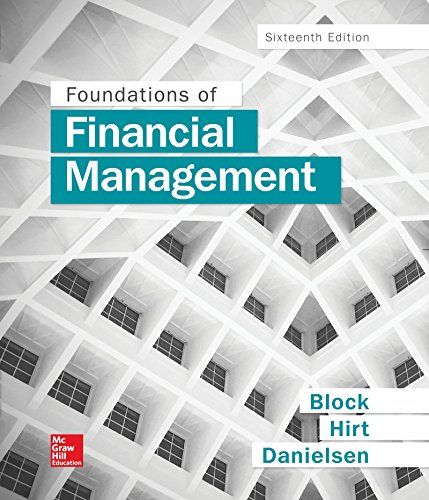 Foundations of Financial Management by Stanley B. Block, McGraw-Hill ...