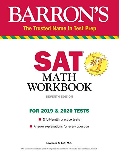 Barron's SAT Math Workbook (Barron's Test Prep) by Lawrence S. Leff M.S ...