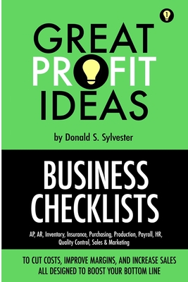 Great Profit Ideas - Business Checklists by Donald Sylvester | Goodreads