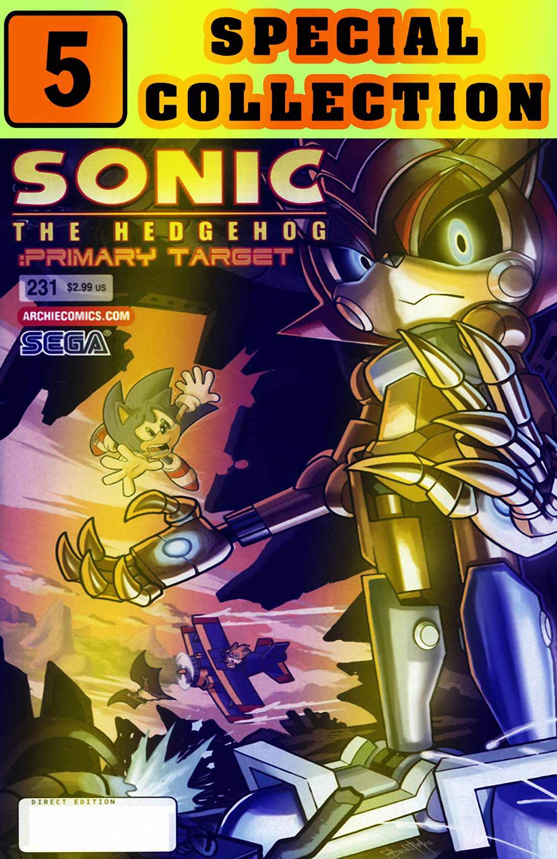 Sonic Hedgehog Special: Collection 5 Comic Graphic Novels For Children ...