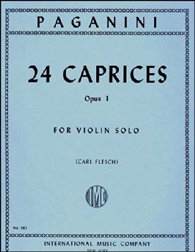 Paganini: 24 Caprices, Op. 1 - Violin solo by Niccolò Paganini | Goodreads