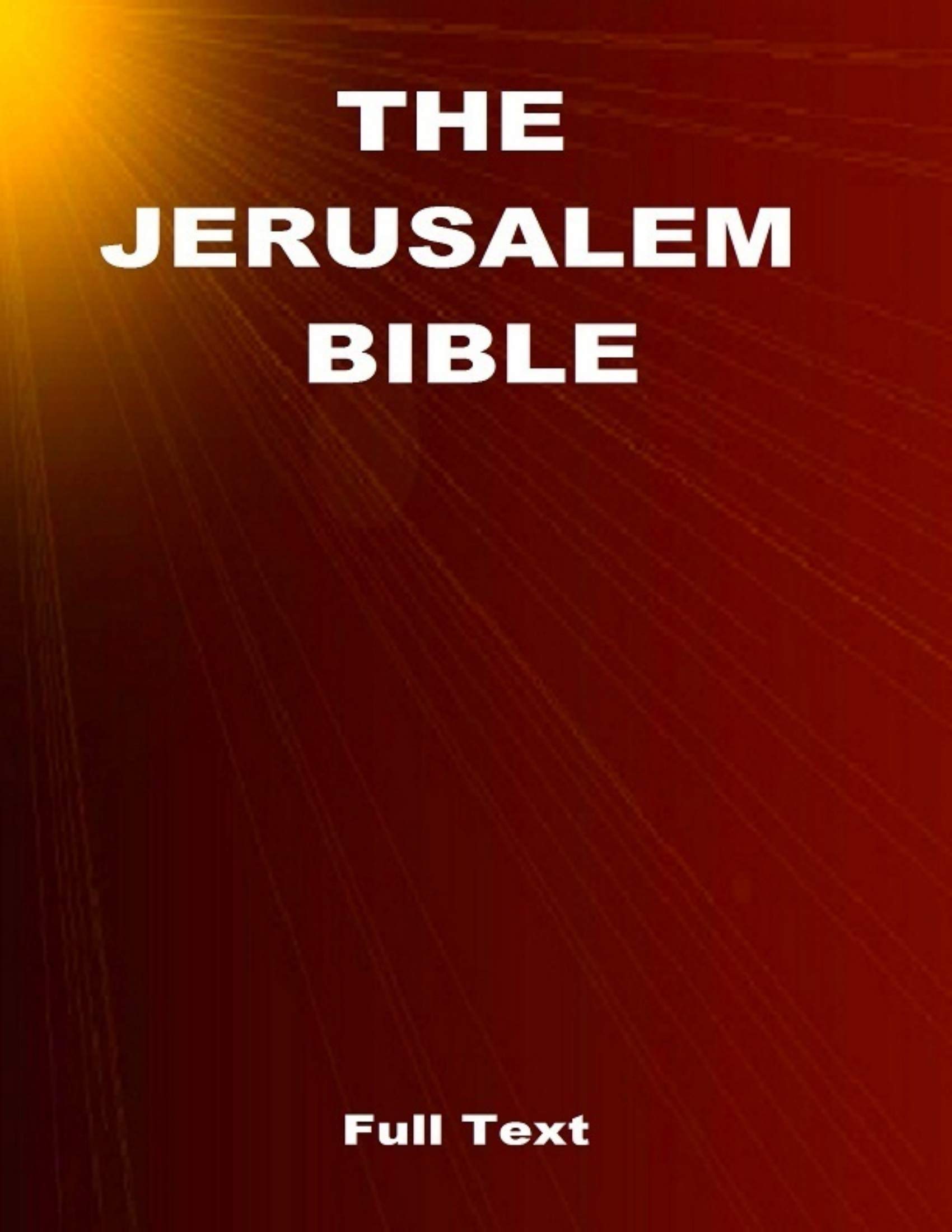 The Jerusalem Bible by Editions CTAD | Goodreads