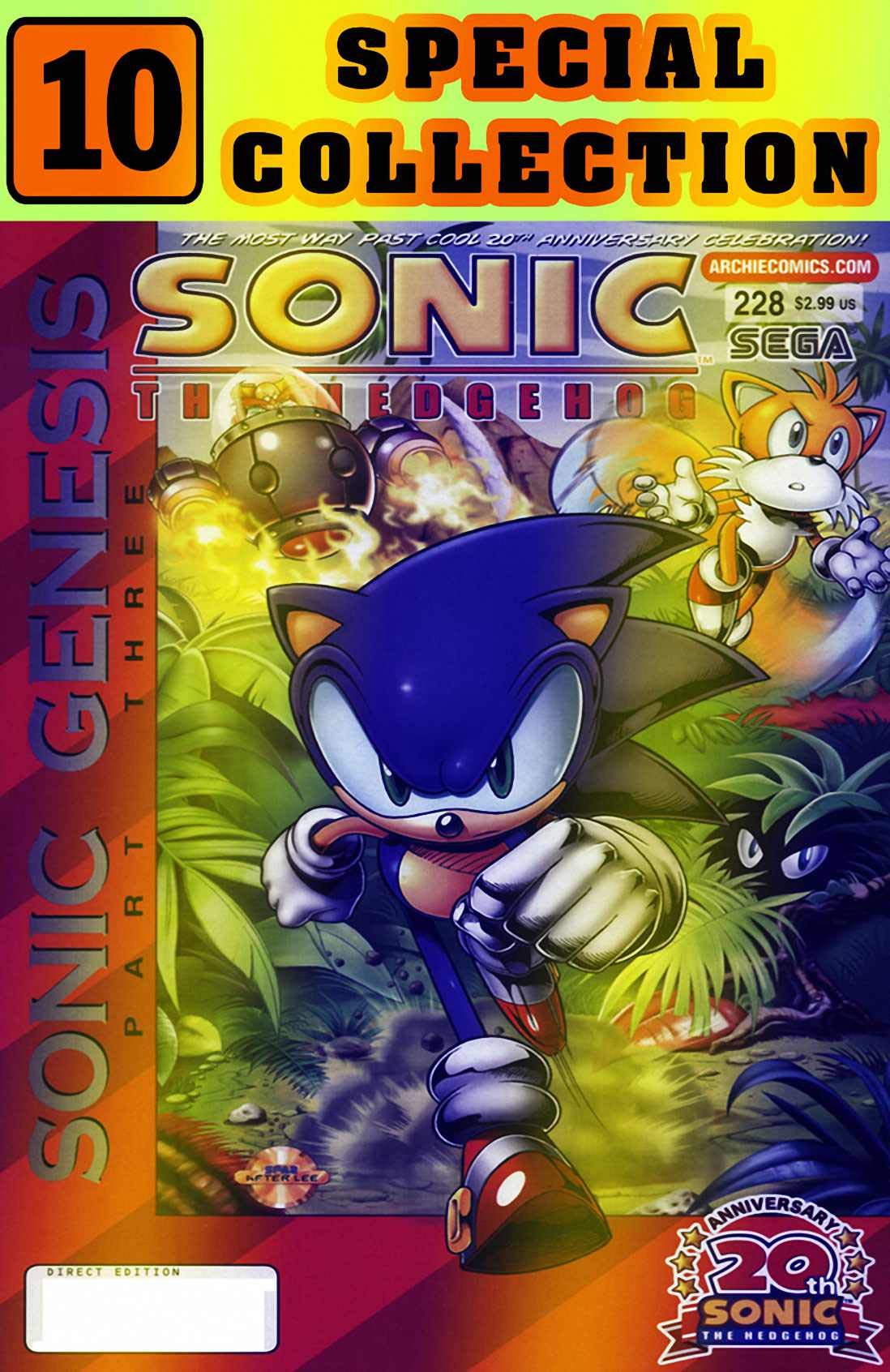 Sonic Hedgehog Special: Collection 10 Comic Graphic Novels For Children ...