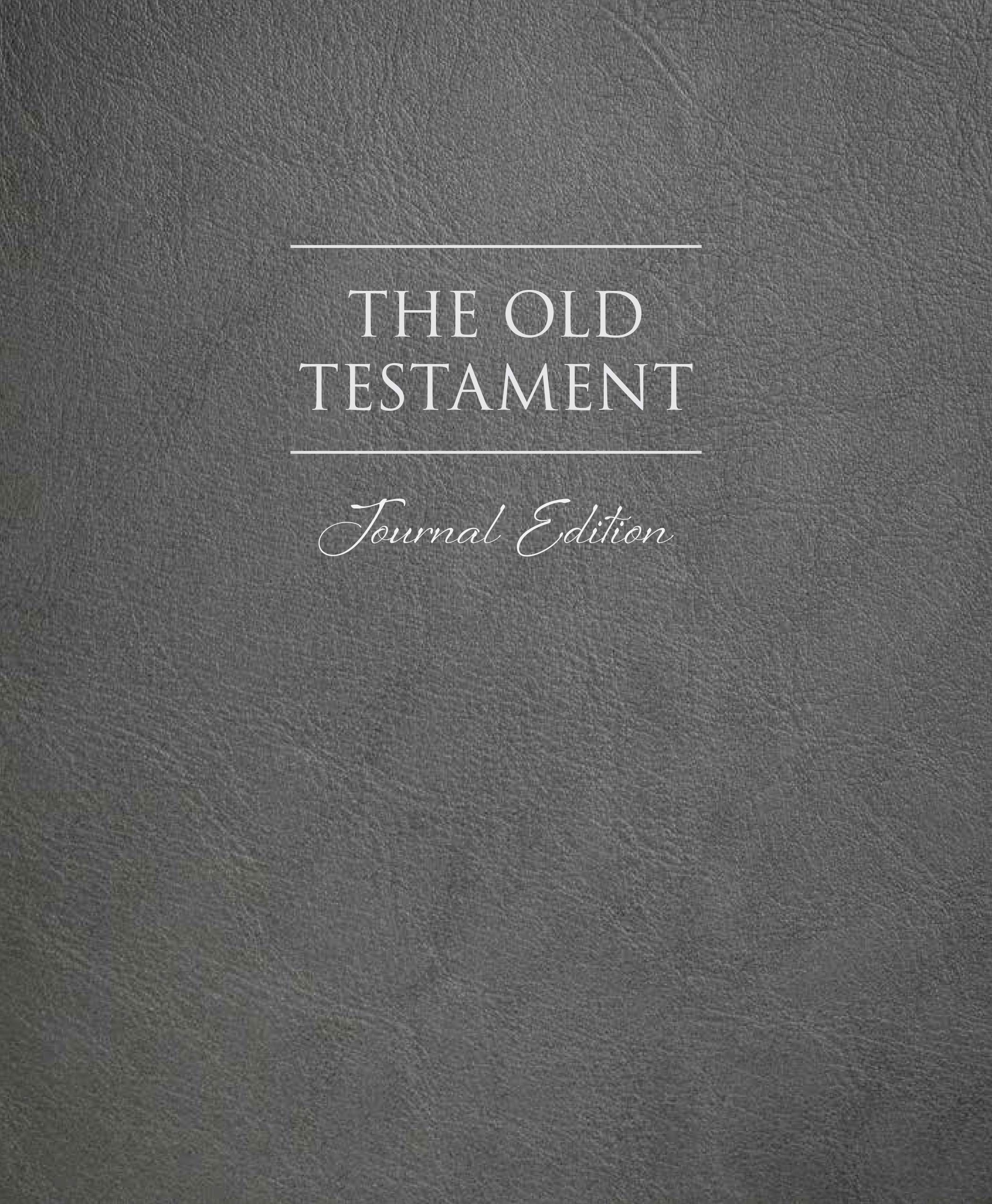 The Old Testament Journal Edition (gray) by Deseret Book | Goodreads