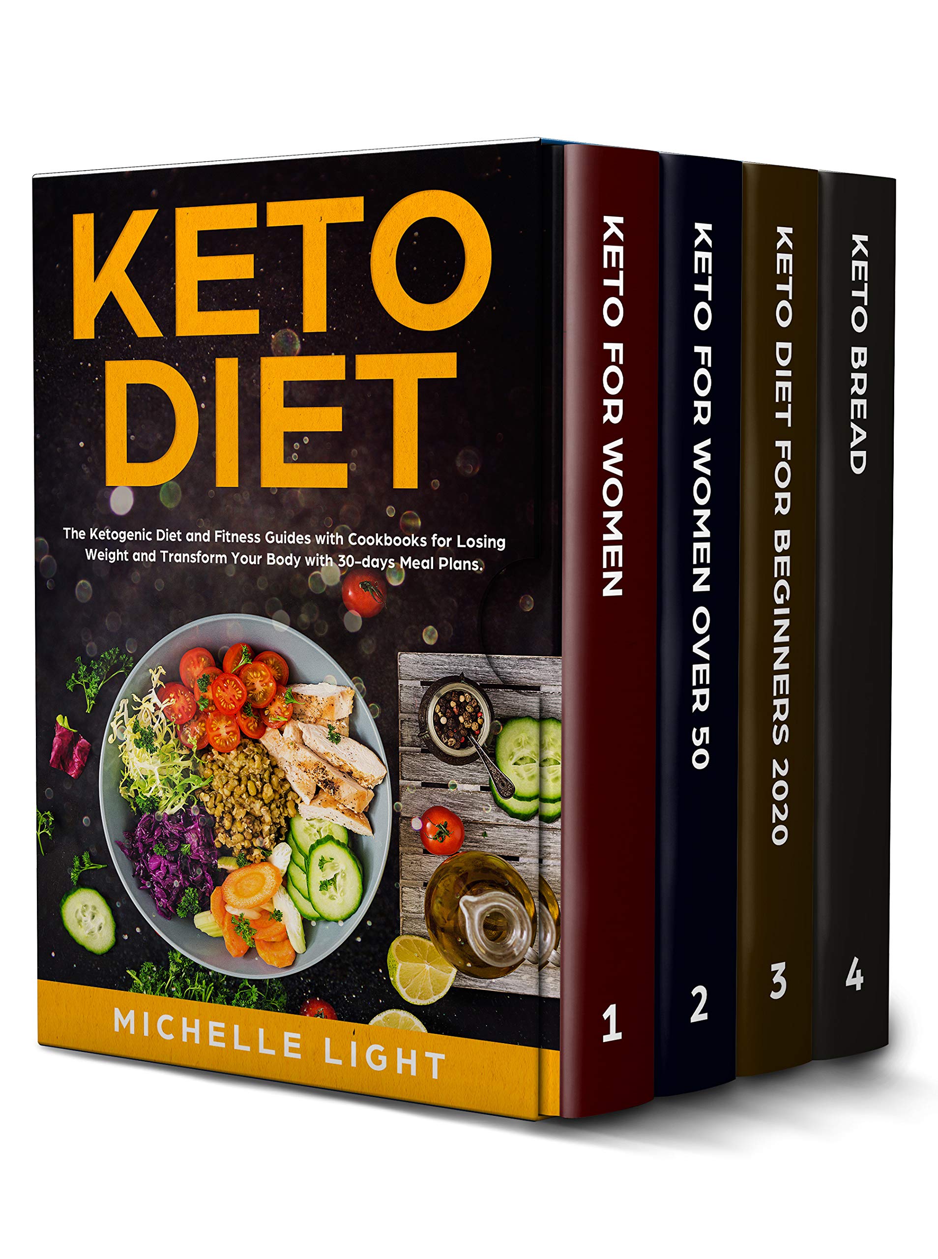 Keto Diet: 4 Books in 1 : Keto for Women, Over 50, for Beginners 2020 ...