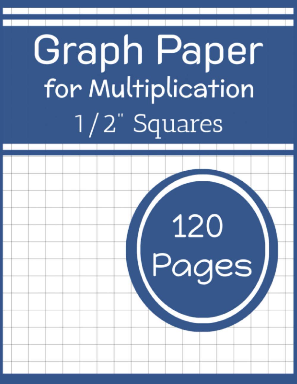 Graph paper for Multiplication: Graph paper for kids large 1/2 inch ...