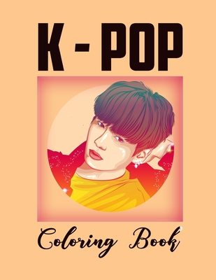 K-Pop Coloring Book: Korean Pop Star Art Worksheet - Popular K-Pop ...