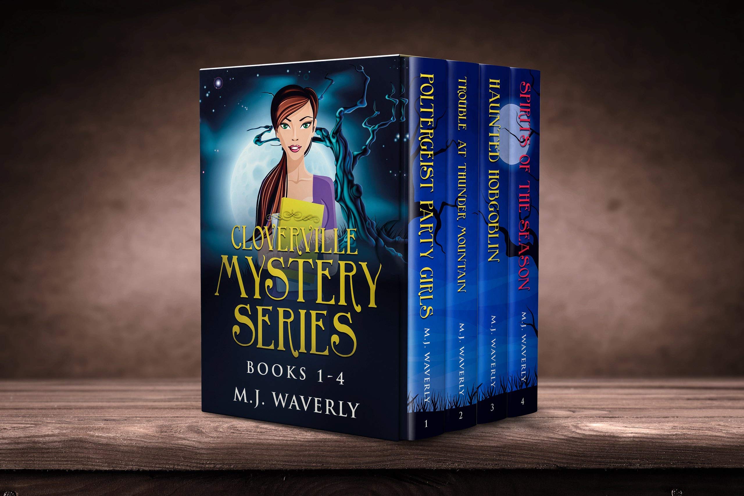 Cloverville Mystery Series Box Set Books 1-4: Paranormal Cozy Mystery ...