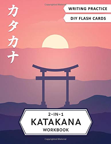 2-in-1 Katakana Workbook: Japanese for beginners: Katakana writing ...