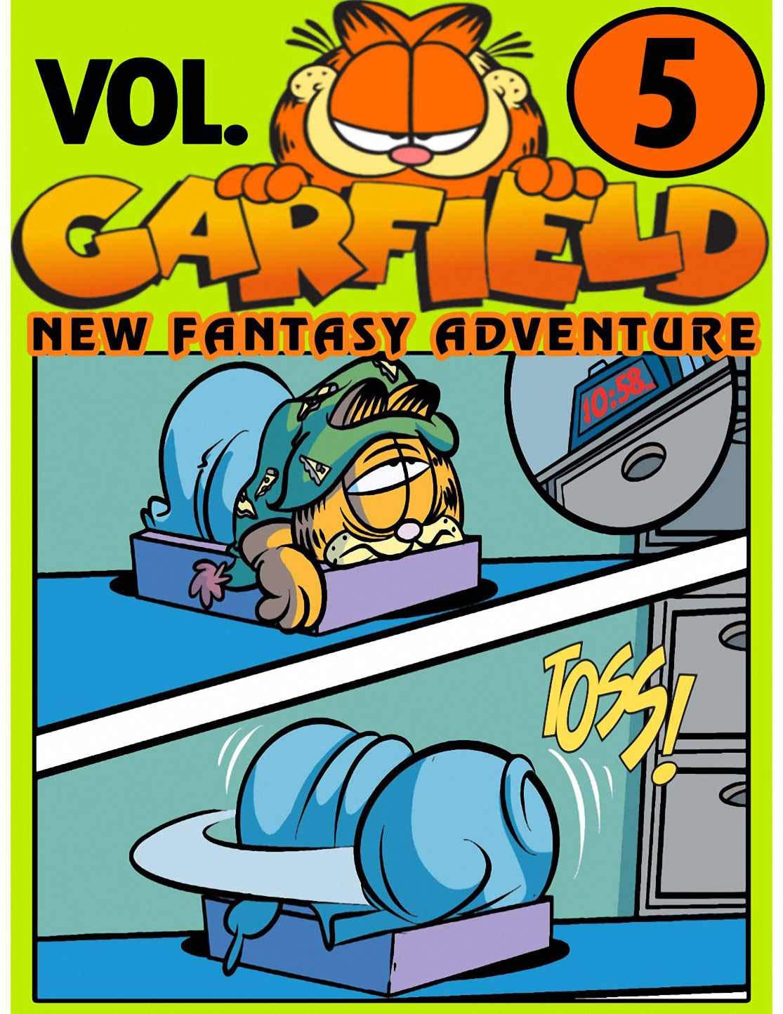 New Garfield Fantasy: Book 5 Funny Cartoon Graphic Novel Fat Cat ...