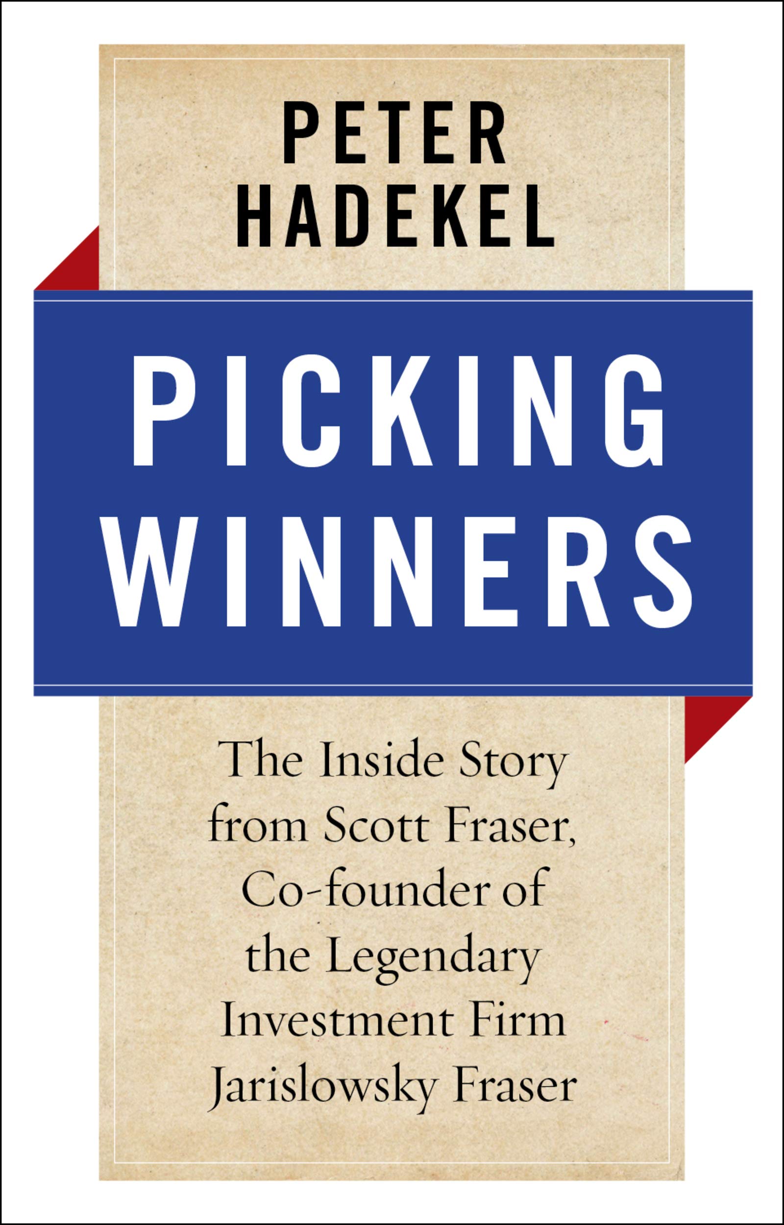 Picking Winners by Peter Hadekel | Goodreads