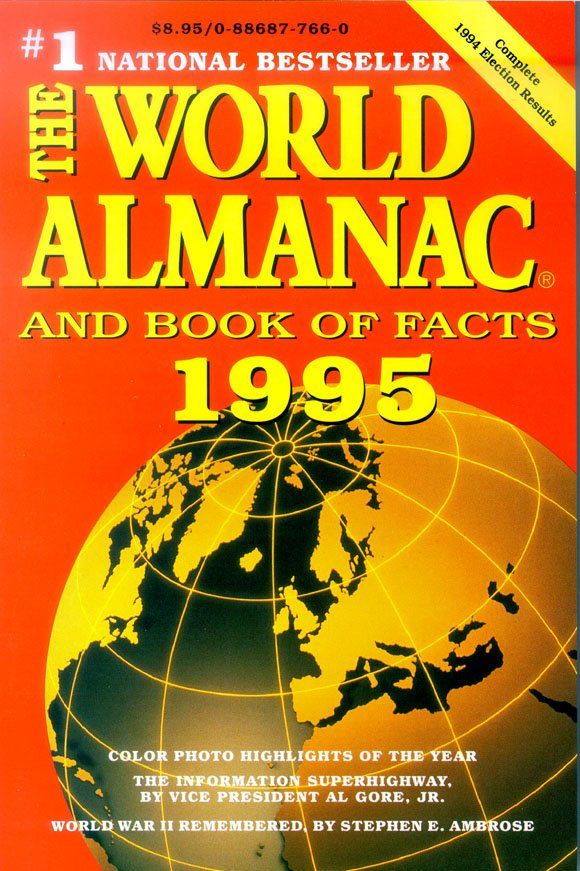 The World Almanac and Book of Facts 1995 by Robert Farmighetti | Goodreads