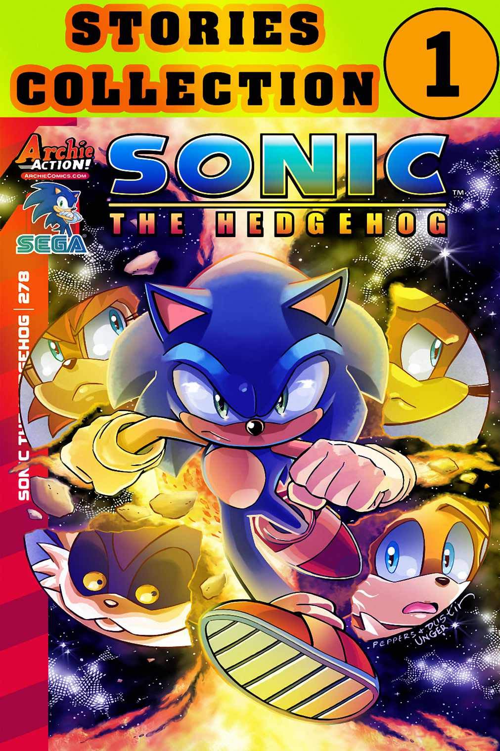 Sonic Hedgehog Stories: Collection 1 Graphic Novels Adventure Of Sonic ...