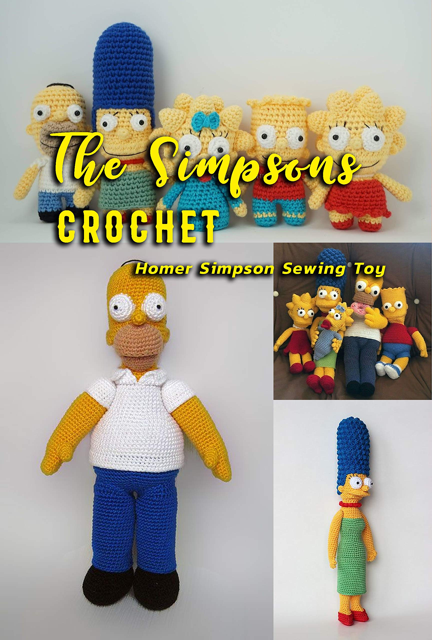 The Simpsons Crochet: Homer Simpson Sewing Toy : Kid Toys and Games by ...