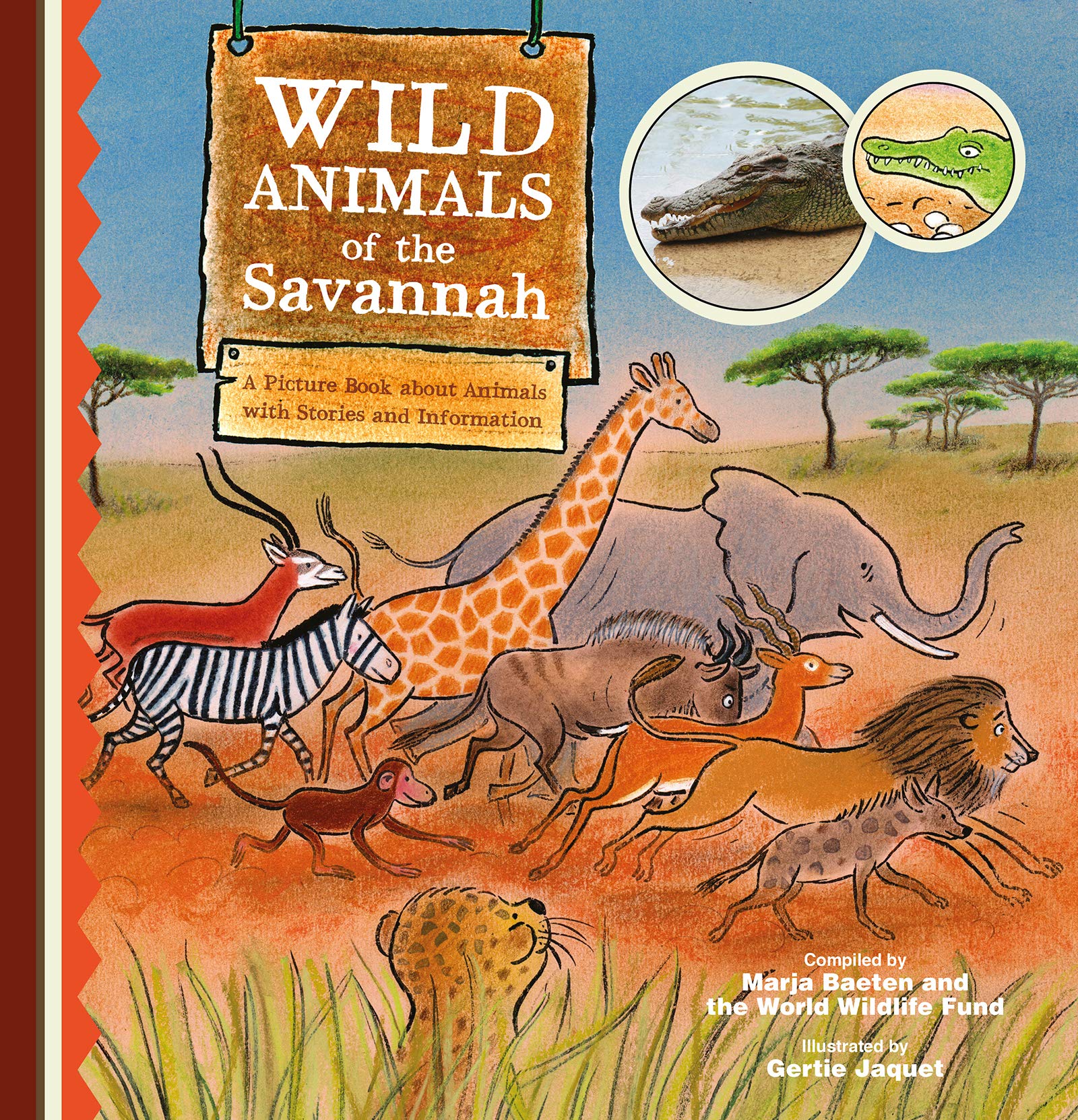 Wild Animals of the Savannah, A Picture Book about Animals with Stories ...