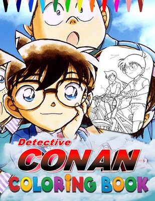 Detective Conan Coloring Book: Anime Soft Glossy Cover With New ...