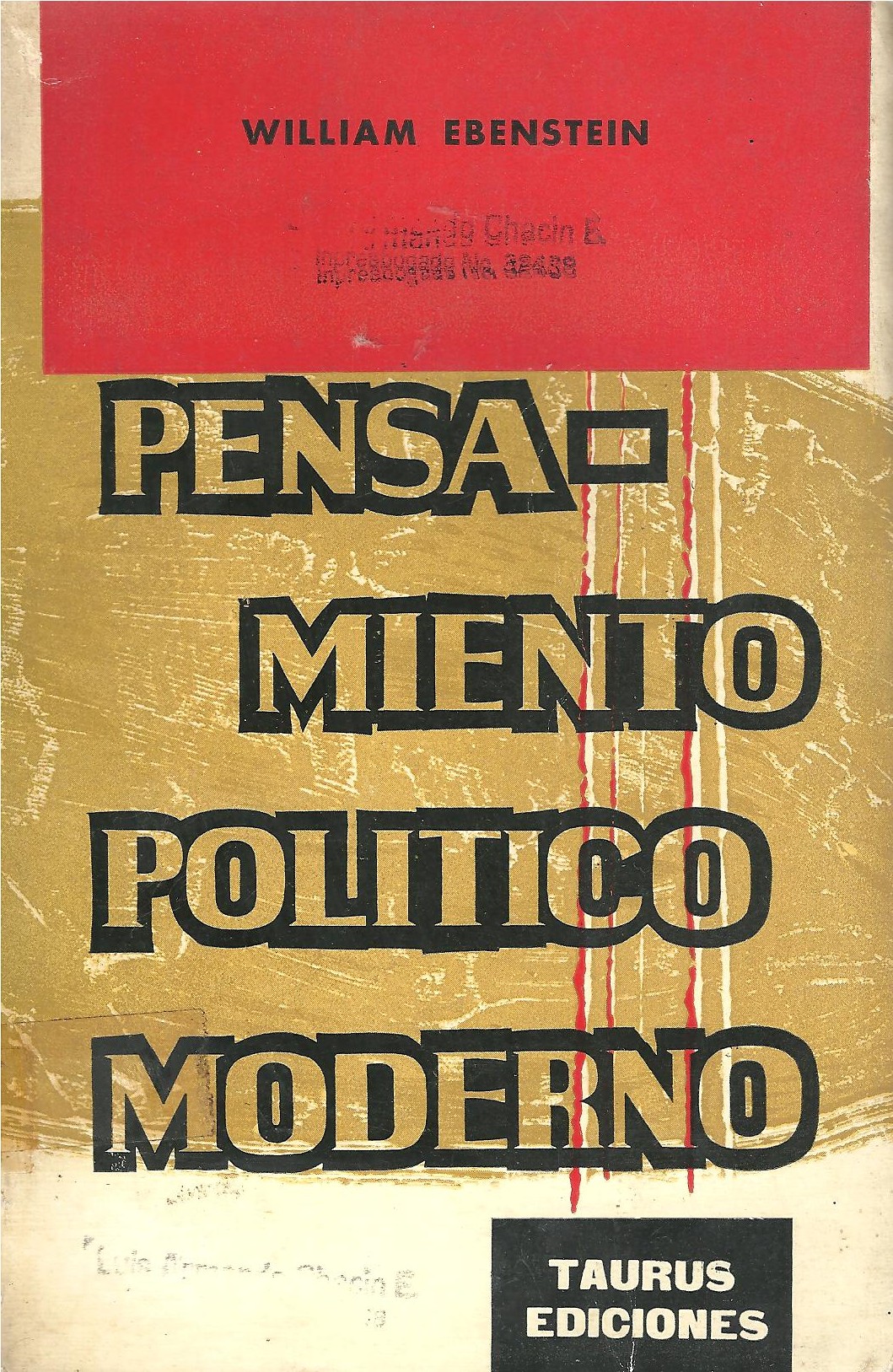 Pensamiento Político Moderno by William Ebenstein | Goodreads