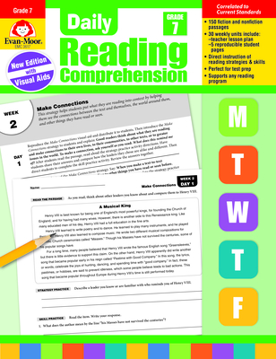 Evan-Moor Daily Reading Comprehension, Grade 7 - Homeschooling ...