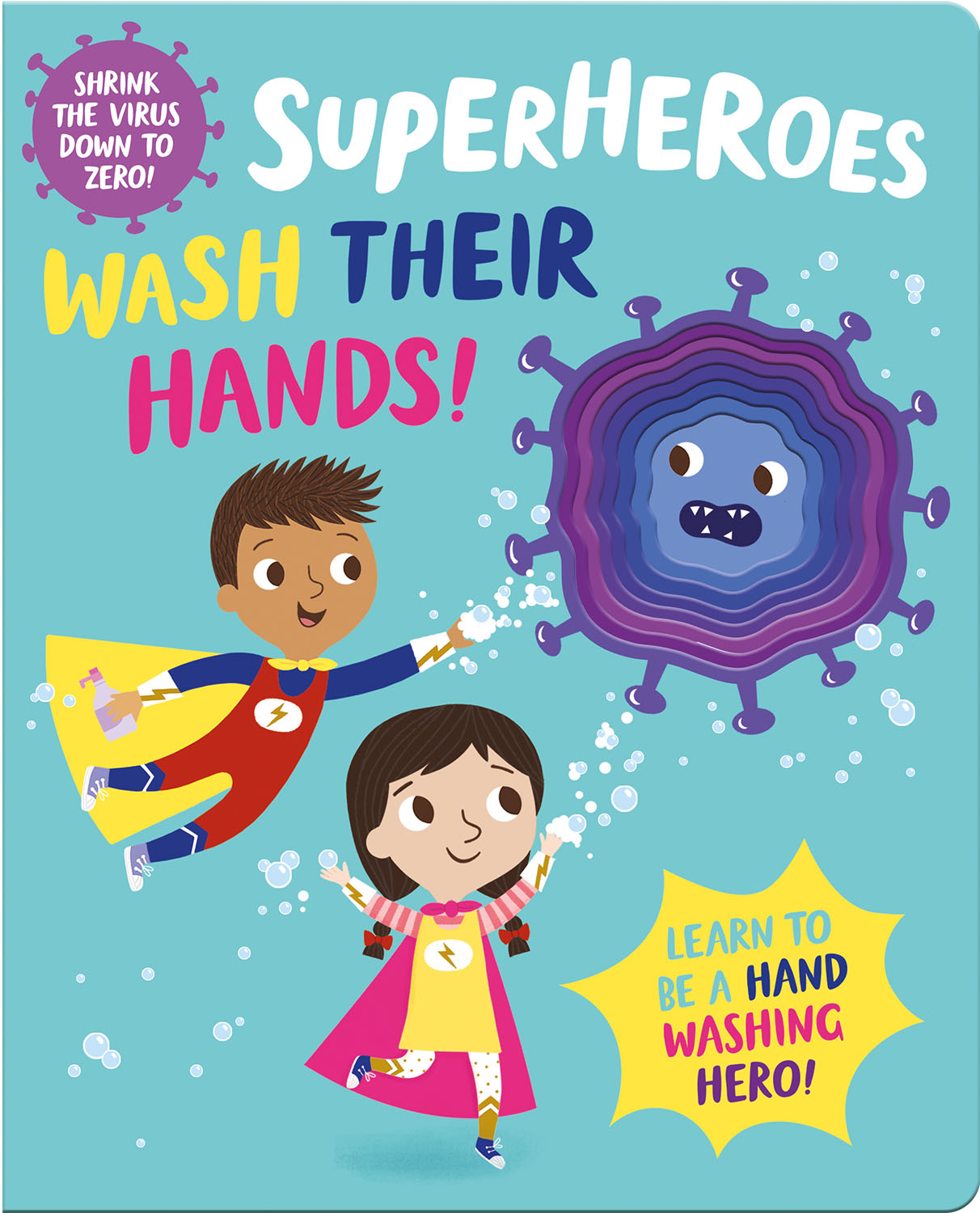 Superheroes Wash Their Hands! (I'm a Super Toddler!) by Katie Button ...