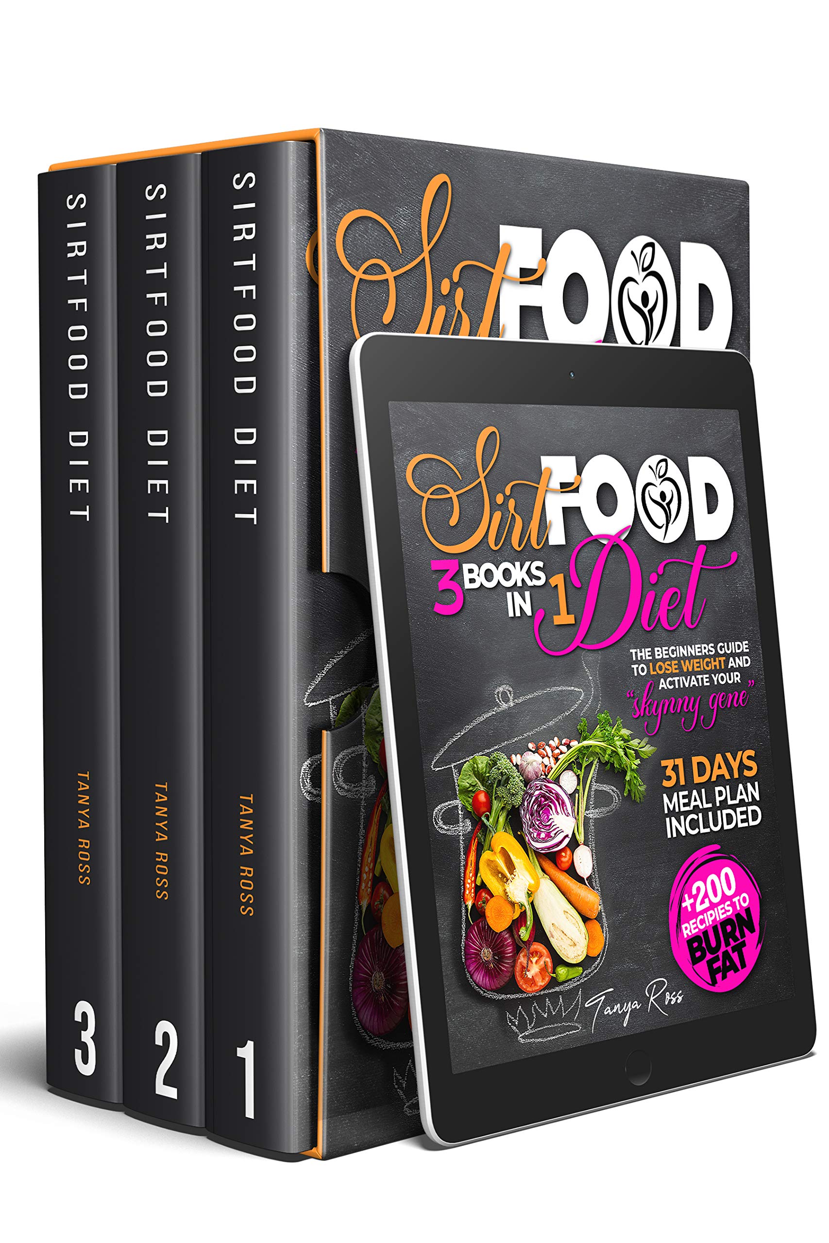 Sirtfood Diet 3 books in one: the Beginners Guide To Lose Weight and Activate Your "Skinny Gene ...