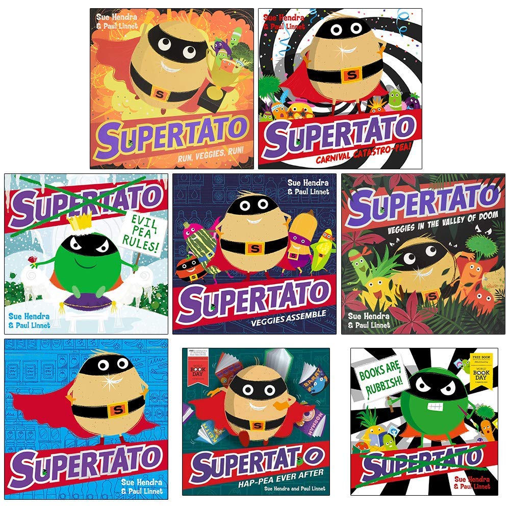 Supertato Series 8 Books Collection Set By Sue Hendra & Paul Linnet by ...