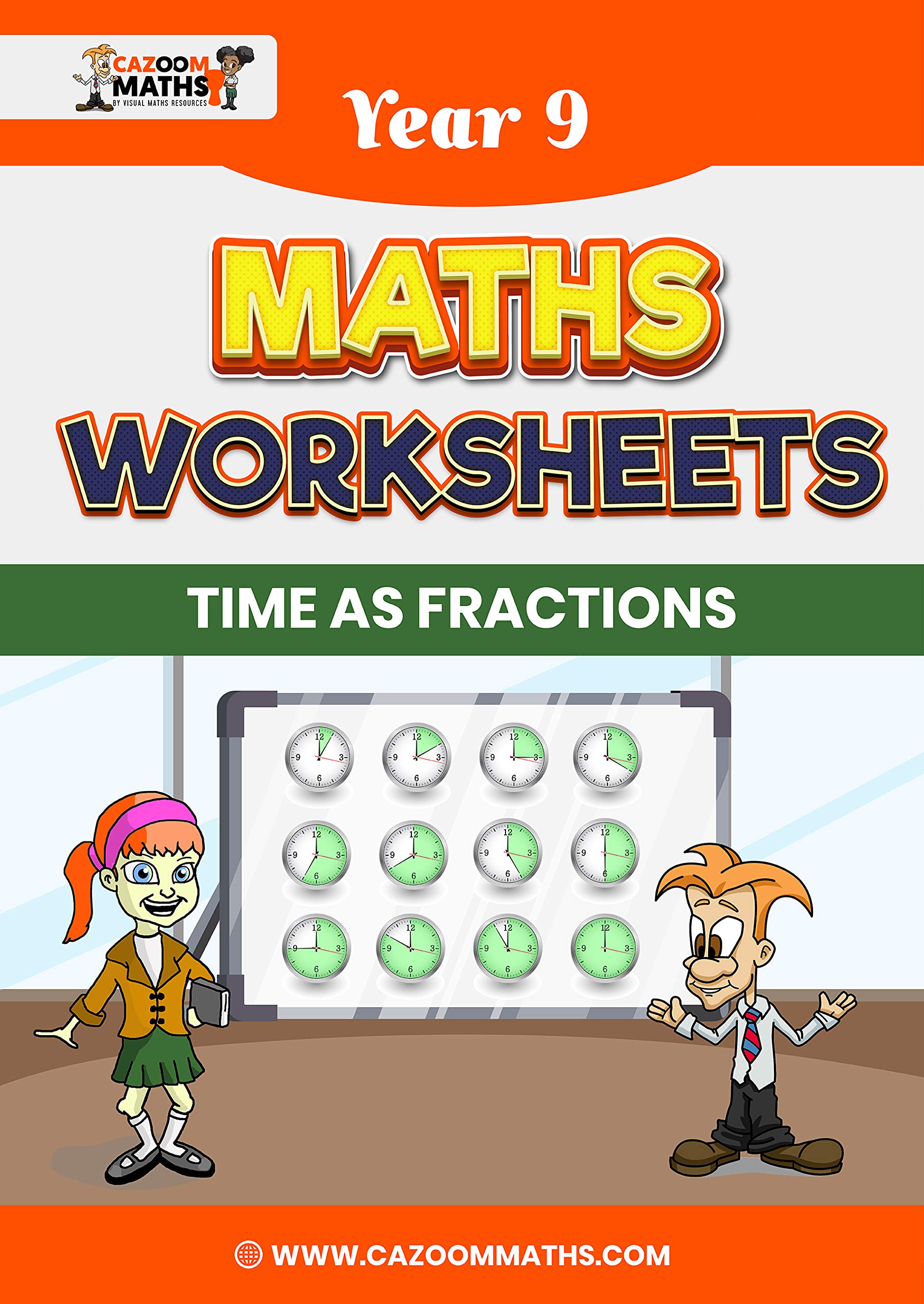 Year 9 Maths Worksheets: Time as Fractions by Cazoom Maths | Goodreads