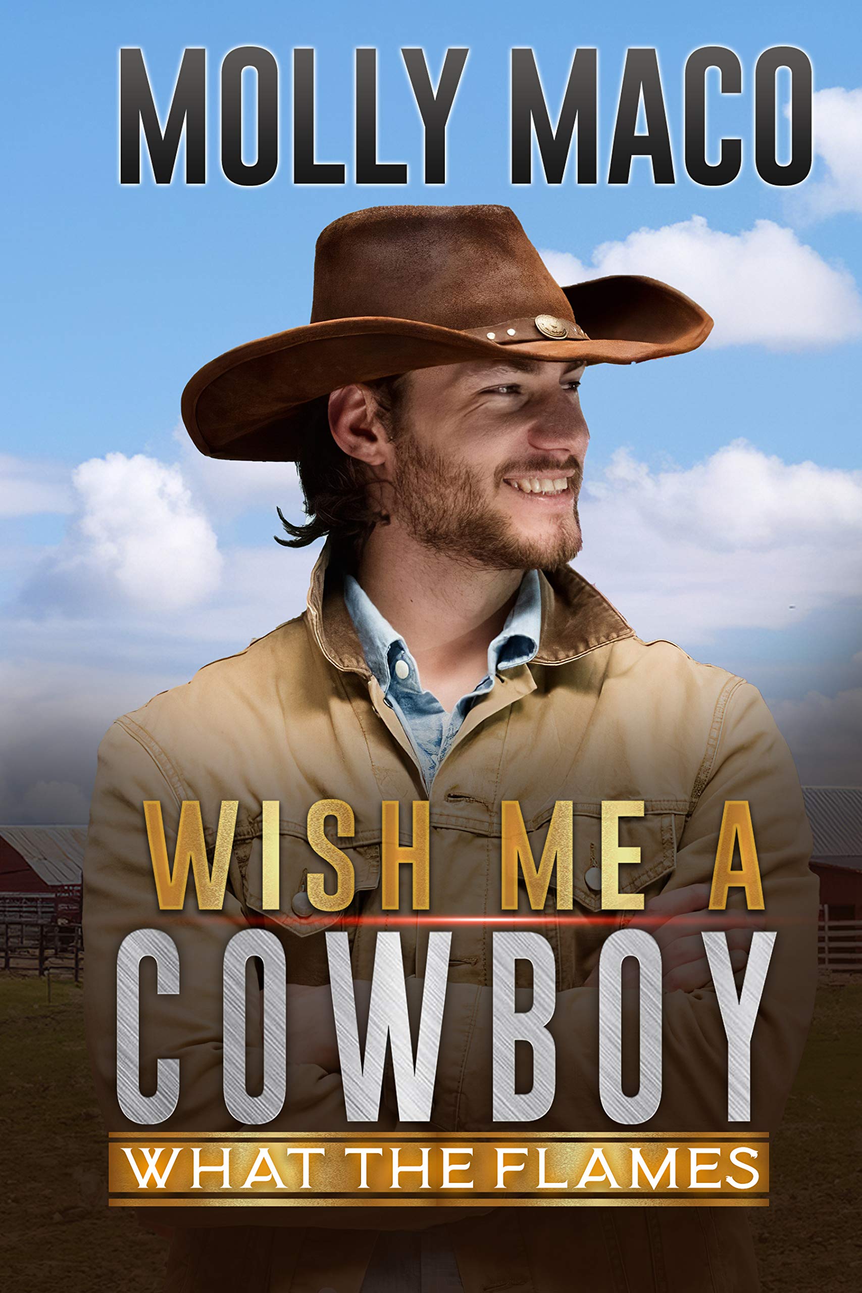 What The Flames : Wish Me A Cowboy by Molly Maco | Goodreads
