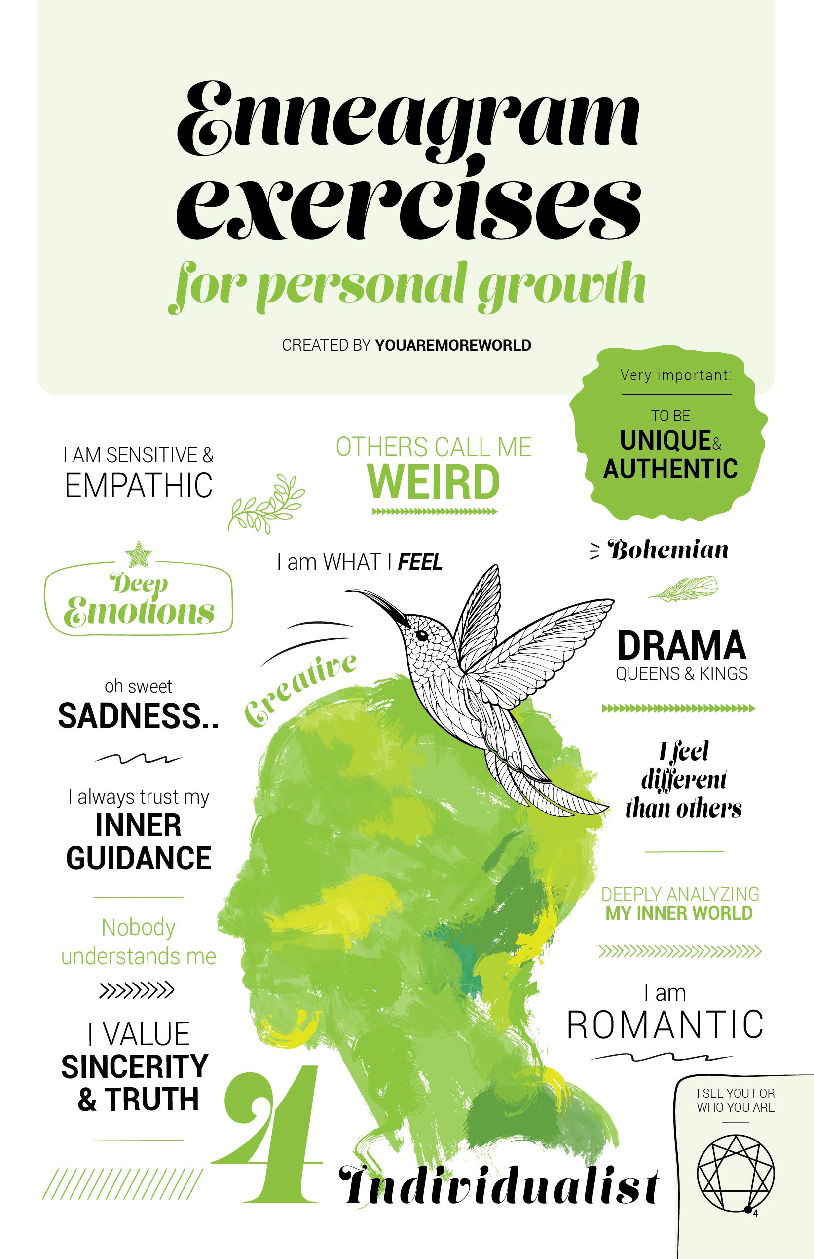 Enneagram exercises for personal growth: Type 4 - The Individualist by ...