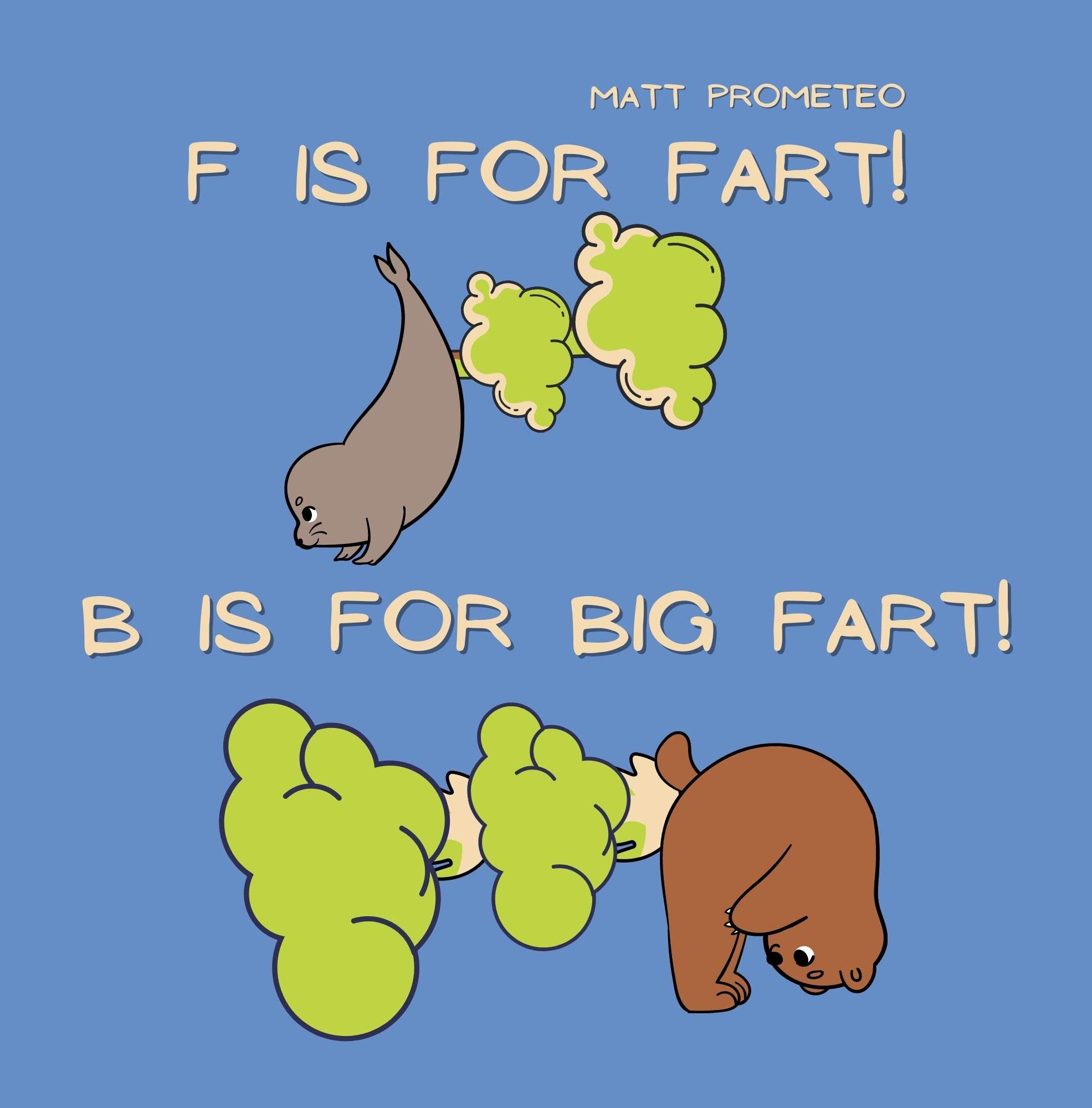 F is for Fart! B is for Big Fart!: Funny ABC for Children | Book about ...
