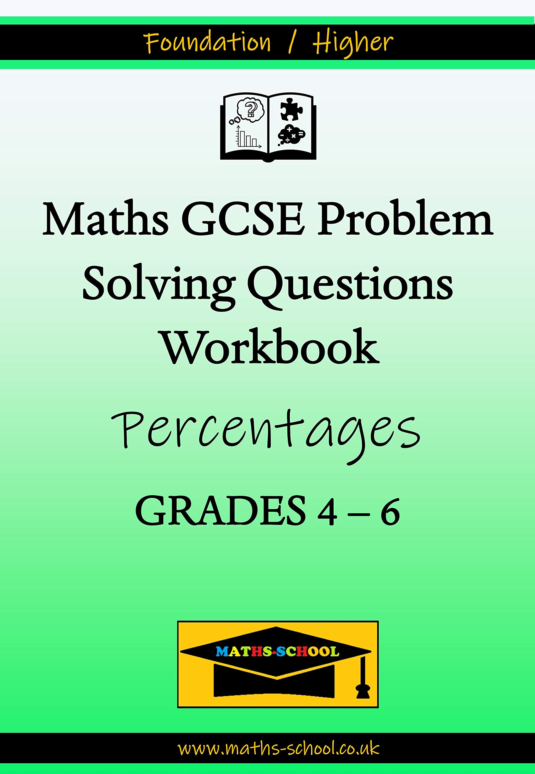 GCSE Maths Problem Solving Questions Workbook - Percentages by Maths ...