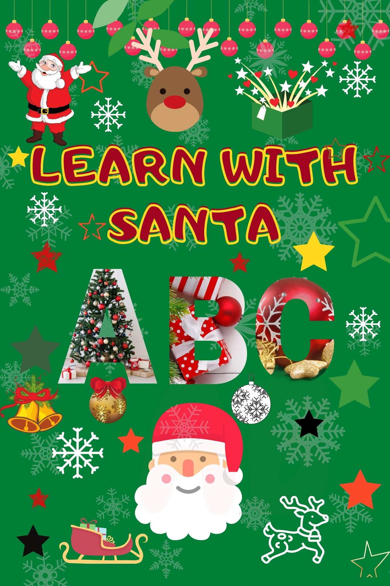 Learn ABC With Santa - Kids Book to Learn ABC With Santa, Fun Way to ...