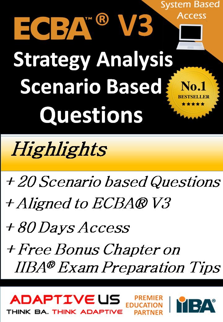 ECBA V3 Scenario Based Strategy Analysis Questions by Adaptive US Inc ...