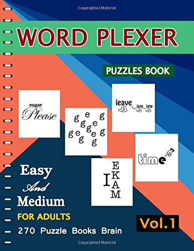 Word Plexer Puzzle Easy and Medium: Rebus Puzzle Books Brain Teasers ...