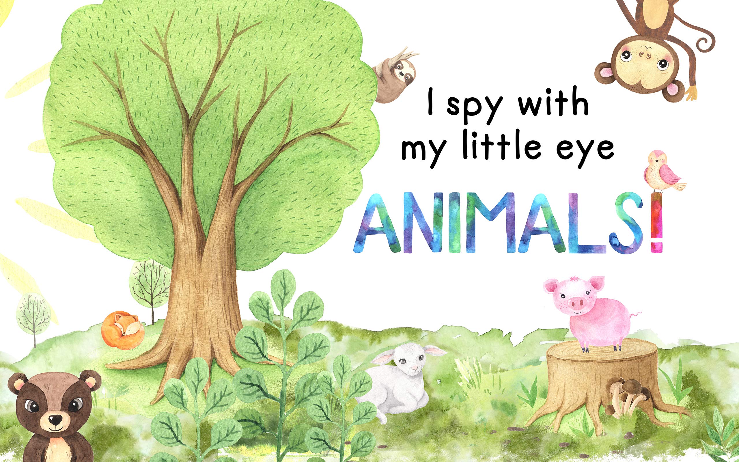 I Spy With My Little Eye Animals!: Can You Find Me? An Animal Guess Who ...