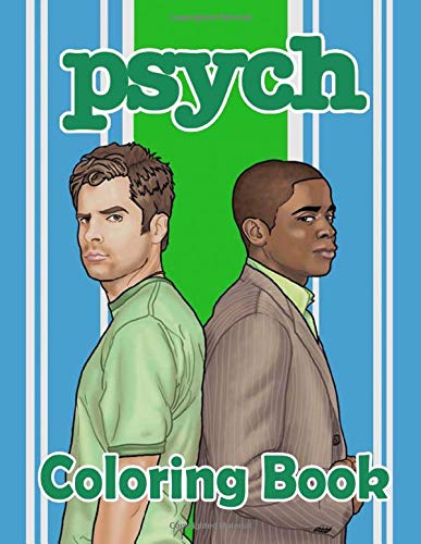 Psych Coloring Book: Coloring Books Based On The Detective Comedy-Drama ...