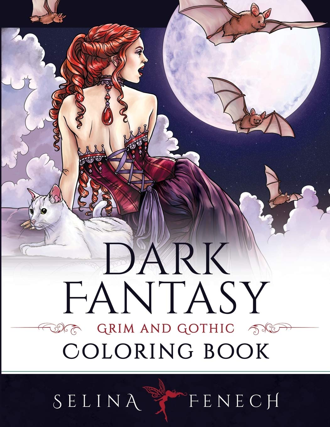 Dark Fantasy Coloring Book: Grim and Gothic by Selina Fenech | Goodreads