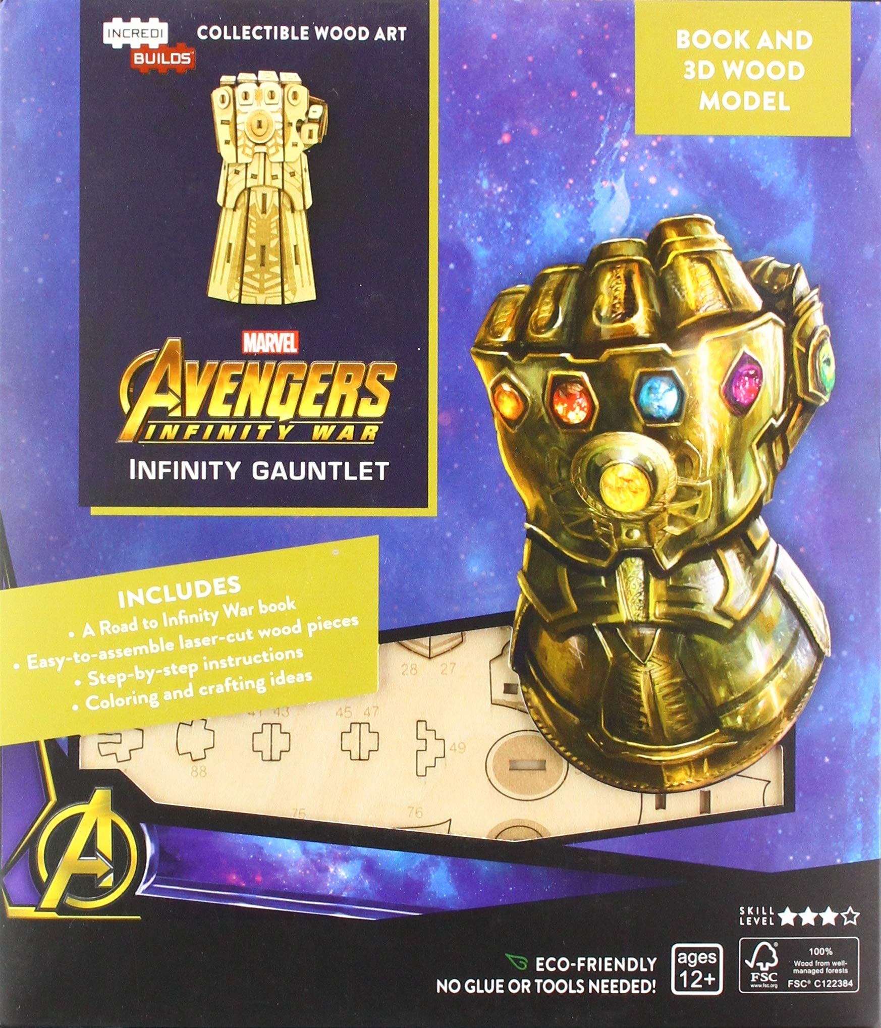 IncrediBuilds: Marvel: Infinity Gauntlet Book and 3D Wood Model by ...