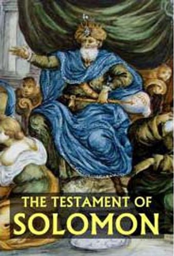 The Testament Of Solomon by Solomon | Goodreads