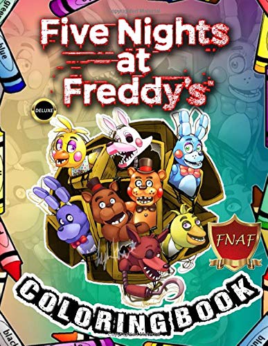Five Nights at Freddy's Coloring Book: FNAF Coloring Book With Scary ...