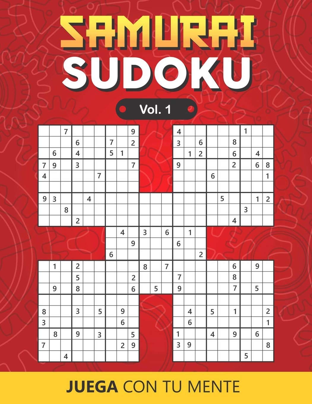 SAMURAI SUDOKU Vol. 1: Collection of 100 different SAMURAI SUDOKUS for ...