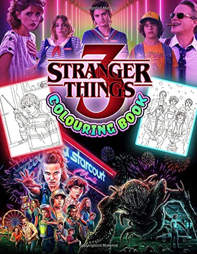 Stranger Things 3 Colouring Book: Stranger Things Colouring Book Based ...