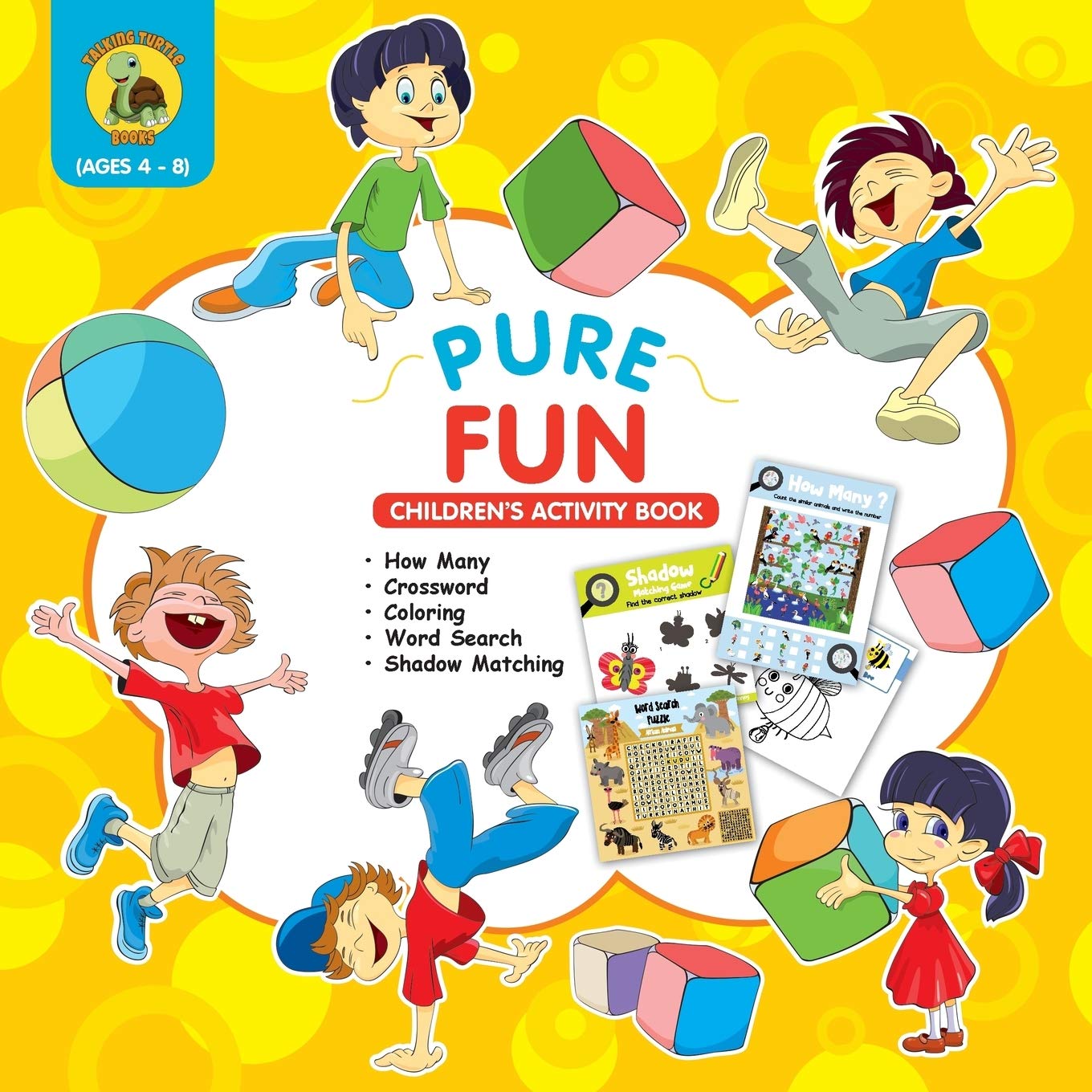 Pure Fun Children s Activity Book Assortment Of Fun Kids Activities