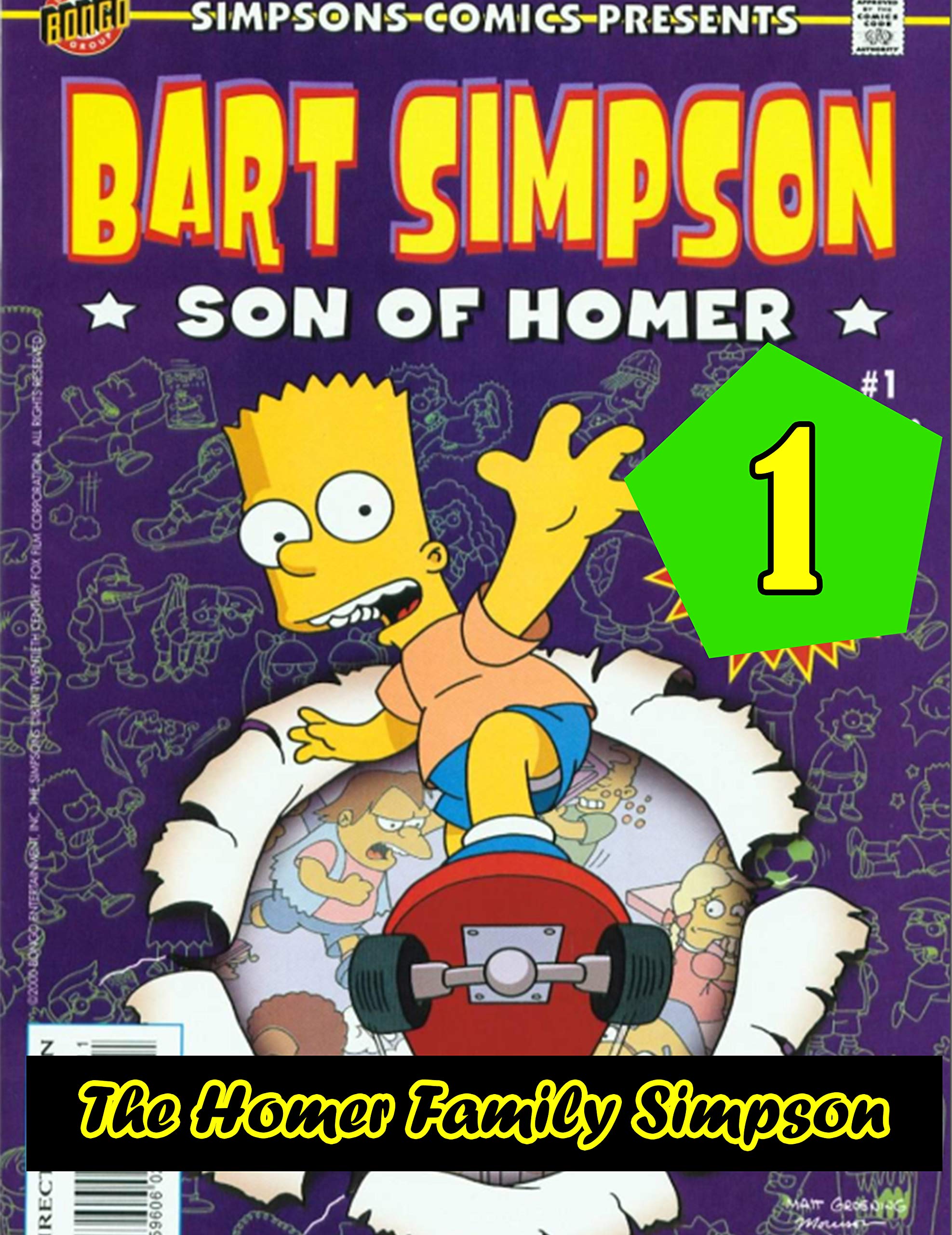 THE HOMER FAMILY SIMPSON FOR KID: COMIC HORROR - Collection Deluxe Book ...