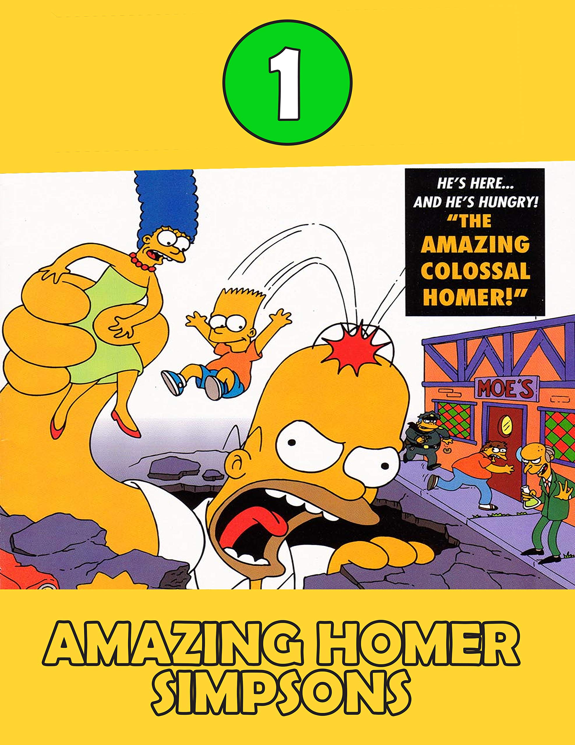 Amazing Homer Simpsons: Vol 1 - Comics Graphic Novels Funny by Alan ...