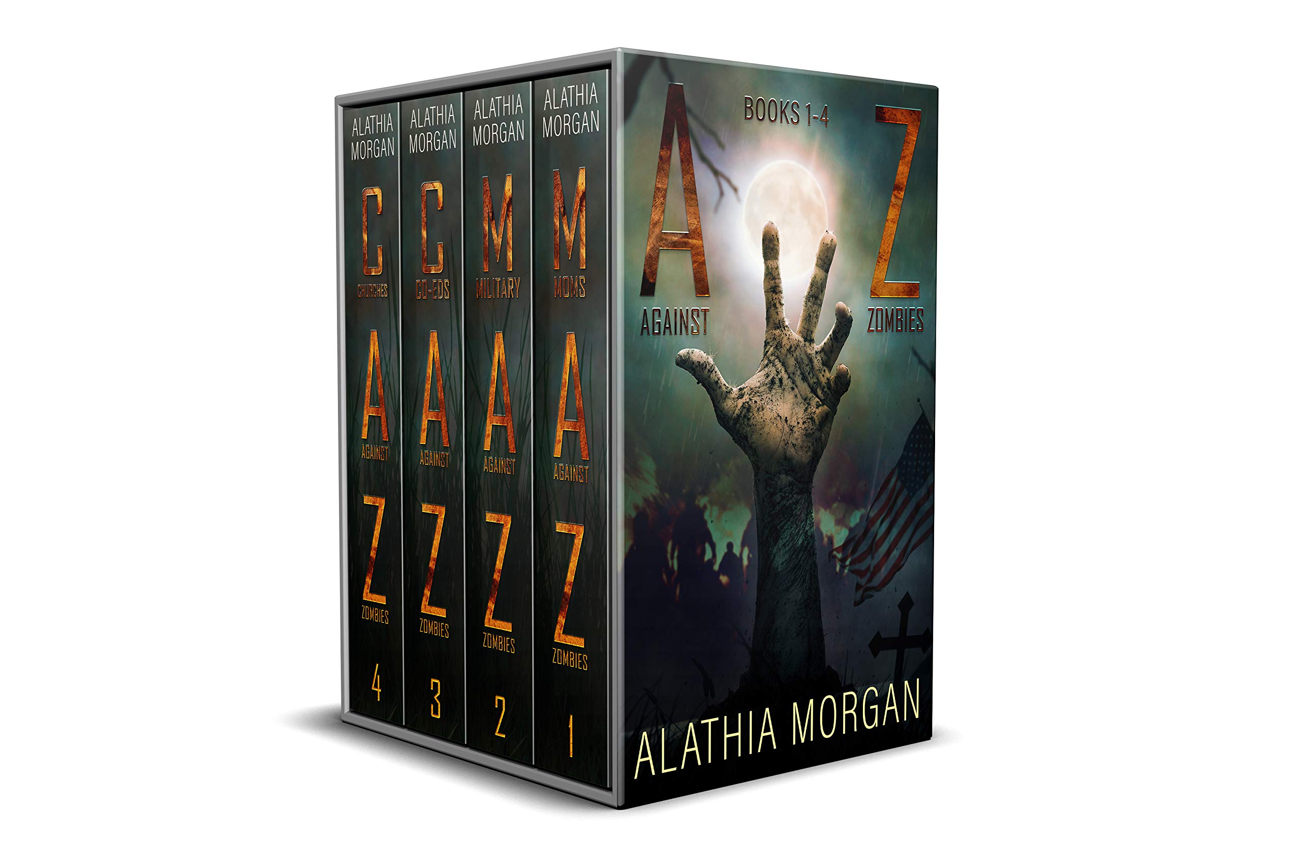 Against Zombies Omnibus 1 Books 1 4 Moms Against Zombies Military