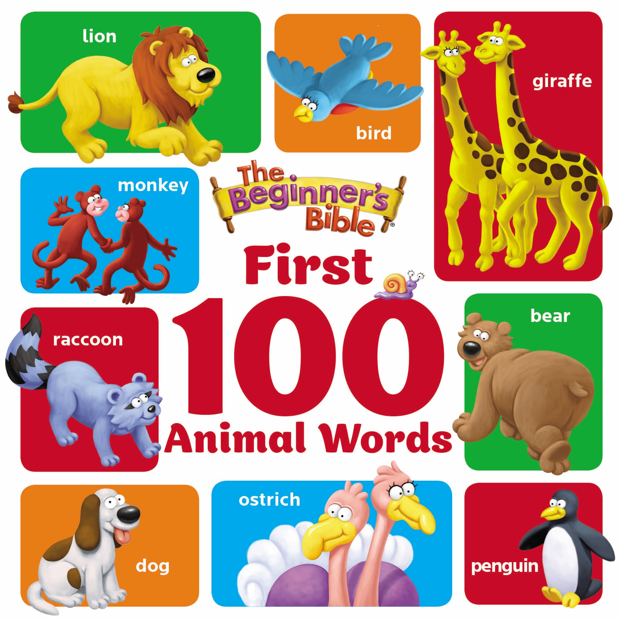 The Beginner's Bible First 100 Animal Words by The Beginner's Bible ...